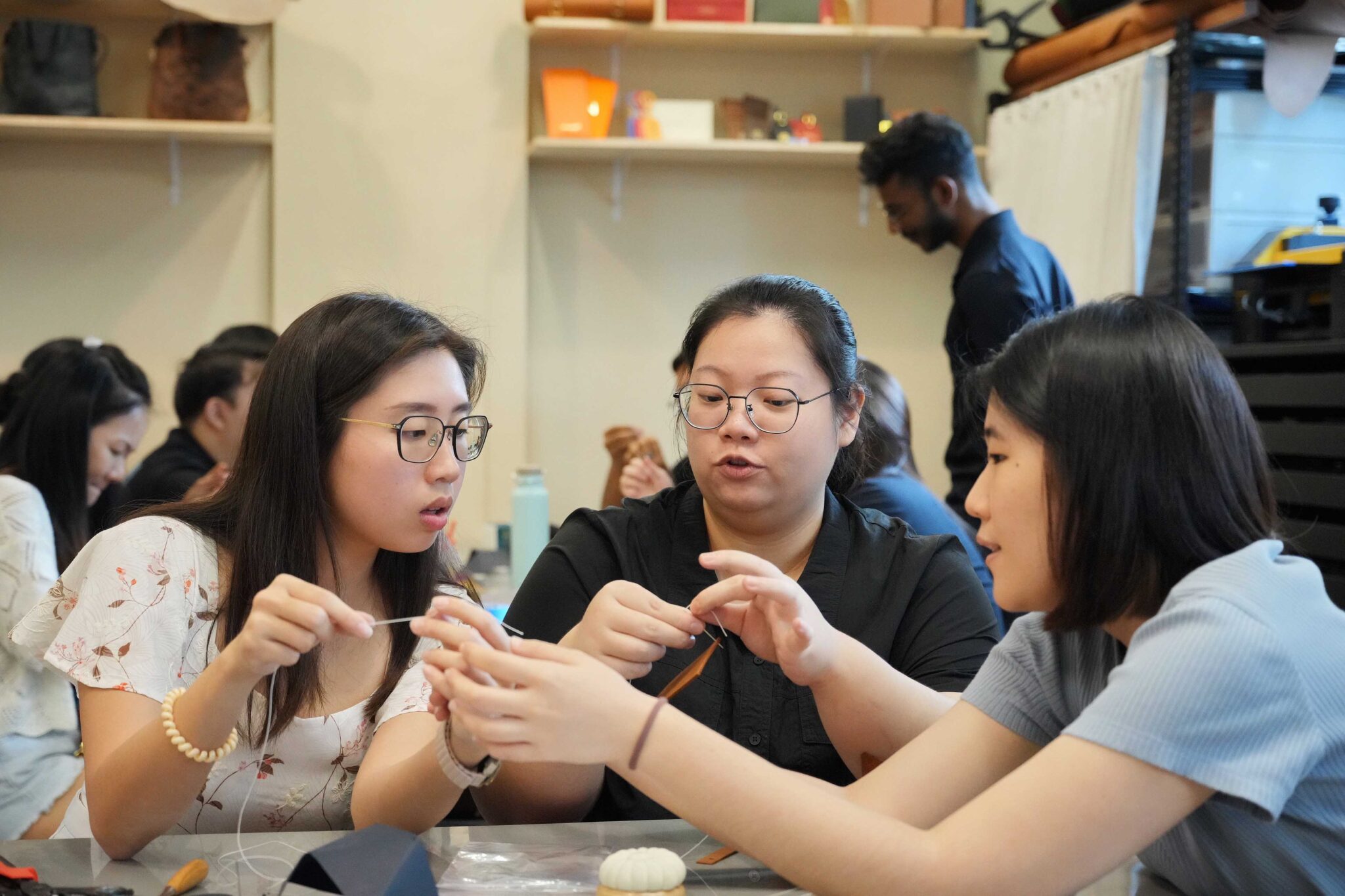 Crafting Memories: SIT Alumni Get Hands-On at Leather Craft Workshop – Alumni | Singapore ...